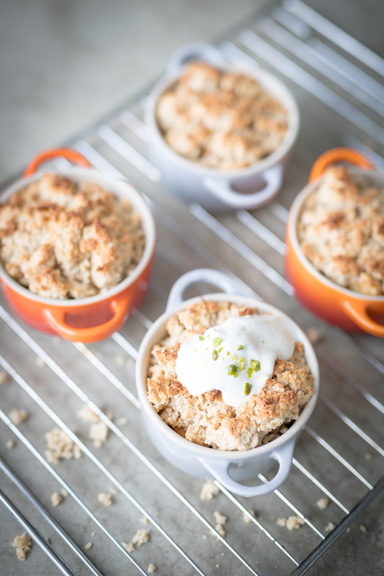 Gesunder Apfel-Crumble - zuckerfrei, glutenfrei, laktosefrei / Sandra Ludes